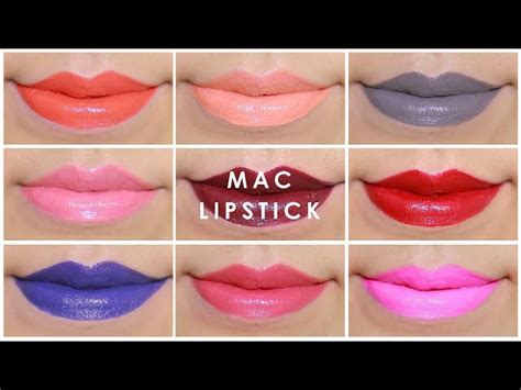 Mac Lipstick Colors Chart