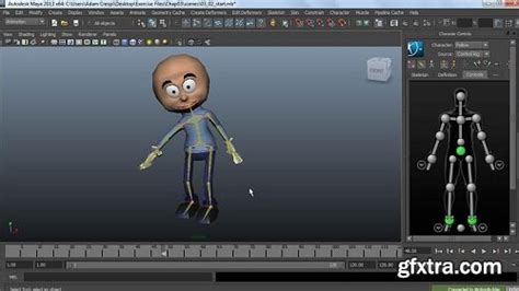 Maya Humanik Rigs Gfxtra