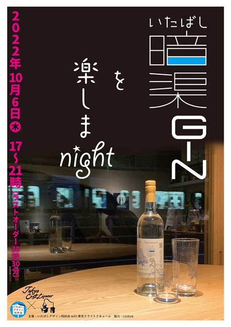 いたばしデザイン同好会 on Twitter いたばし暗渠ジンを楽しまnight予約受付終了しました17時から20名19時から