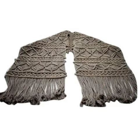 Brown Macrame Table Runner For Decoration Size 16inch Length At Rs