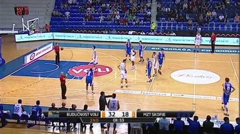 ABA Liga 2014 15 Round 03 match Budućnost VOLI MZT Skopje Aerodrom