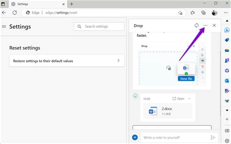 如何使用Microsoft Edge 的Drop 功能在設備之間共享文件 最好的家