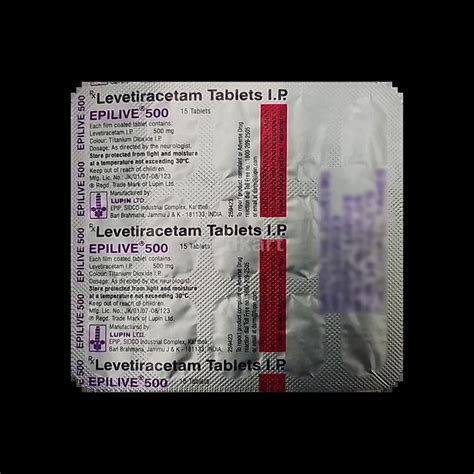 Epilive 500mg Tablet 15s Price Uses Side Effects And Substitutes Medkart