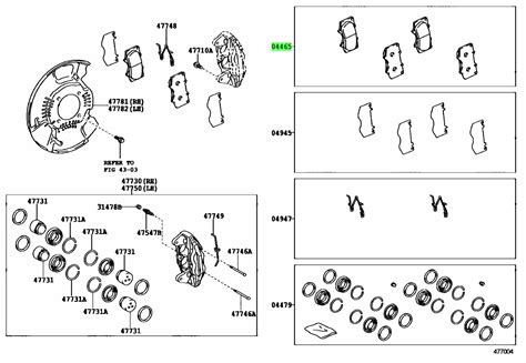 Buy Genuine Toyota 0446560320 04465 60320 Pad Kit Disc Brake Front Prices Fast Shipping