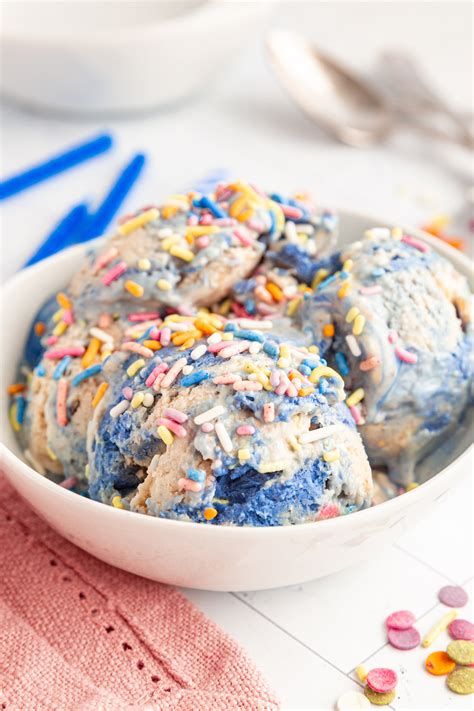 Vegan Birthday Cake Batter Ice Cream No Churn At Elizabeths Table