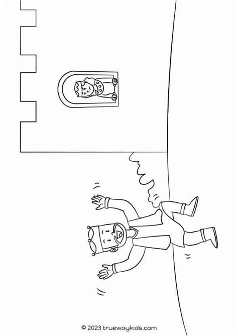 King David Dancing Coloring Page