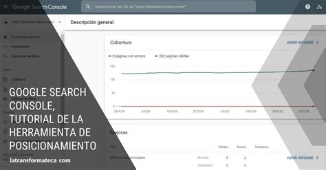 Google Search Console Tutorial De La Herramienta