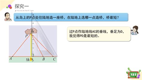 4 1 4 垂直 点到直线的距离教学课件四年级数学下册 沪教版 共19张PPT 21世纪教育网 二一教育