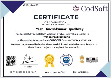 yash upadhyay on linkedin hello connections i m excited to share that i ve successfully completed…