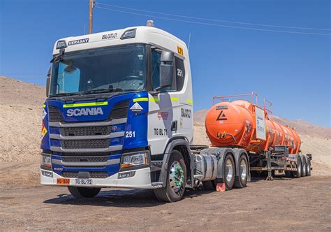 Camiones Scania optimizan minería en Chile con su sistema de frenado - Revista de Transporte ...