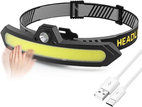 Amazon co jp TOT ヘッドライト 充電式 usb LED ヘッドランプ 超高輝度 ハンズフリー 作業用 ワイド アウトドア