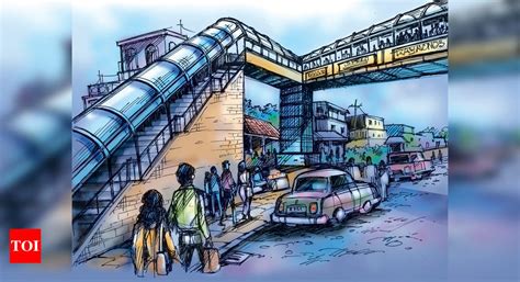 Aqua Line Now A Walkway To Link Aqua Blue Lines Noida News Times