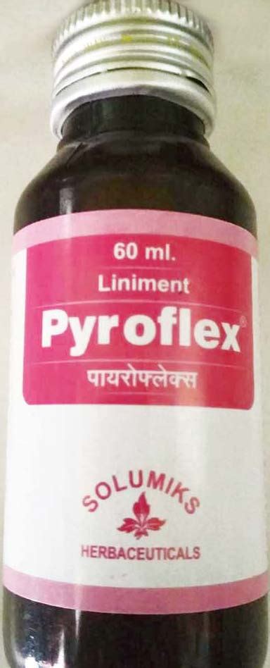 Pyroflex Liniment 50 Ml Solumiks Herbal Ltd Best Buy Rajved