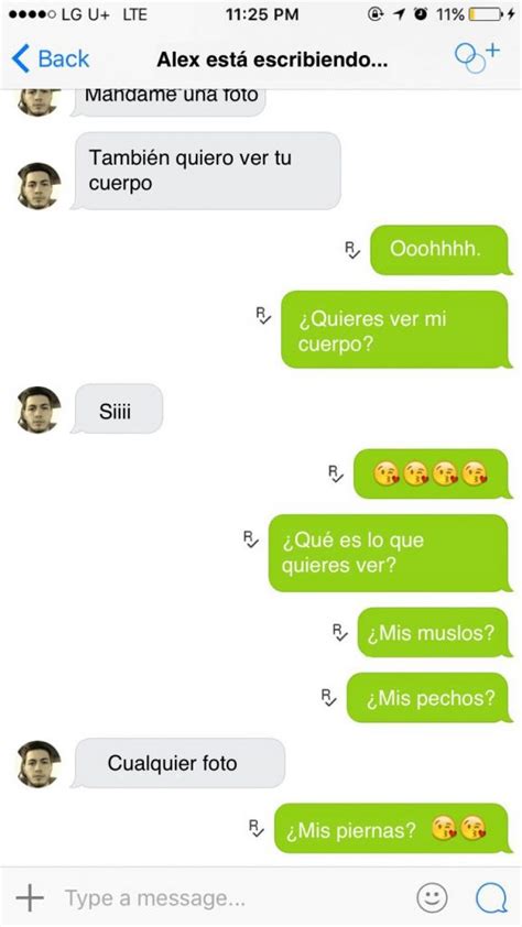 Le pidió que le enviara fotos de desnudos Ella le envió las mejores