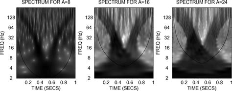 Numerical Coi Illustrated As A Black Parabola On Three Multiwavelet Download Scientific Diagram
