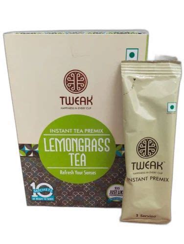 Tweak Instant Lemongrass Tea Premix Powder Packaging Size 160g At Rs
