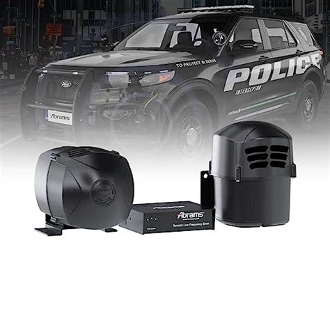 Abrams Tornado Low Frequency Siren Intersection Clearing System Add On To Any 100 200 Watt