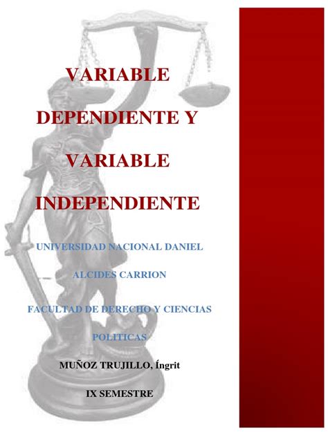 Diferencia Entre Variable Dependiente Y Variable Independiente Pdf