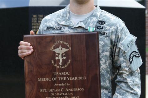 Ranger Named Special Operations Medic Of The Year Article The