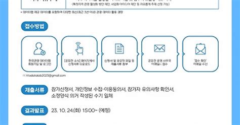 한국관광 데이터랩 우수 활용사례 공모전