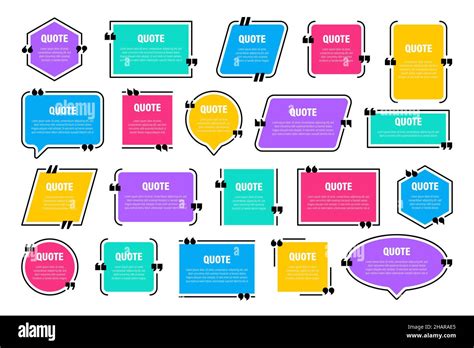 Quotation Marks Title Stock Vector Images Alamy