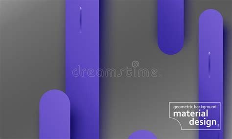 Geometric Background Material Design Stock Vector Illustration Of