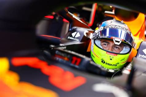 Sergio Checo Pérez Arrancará Tercero Charles Leclerc Logra Pole