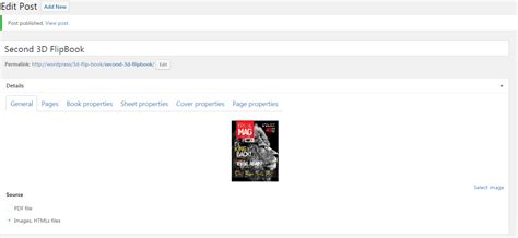 3d Flipbook Wordpress Plugin User Manual