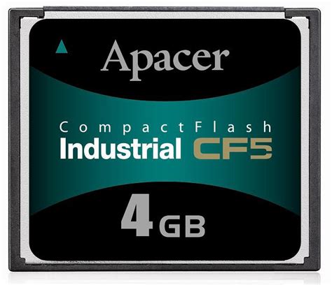 Карта памяти 4GB CompactFlash Card (CF) Industrial (81.2B420.J110B), Apacer