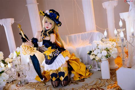 Rinaijiao Cosplay Navia Genshin Impact Photos And Gifs Cosplaytele
