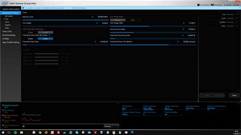 Intel Extreme Tuning Utility Profiles Snodual