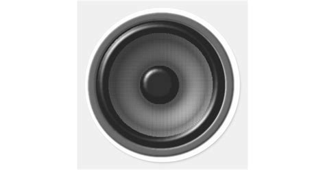 Speaker Sticker Zazzle