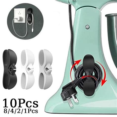124810pcs Upgrade Cord Winder Organizer For Kitchen Appliances Cord