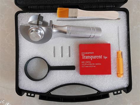 3 In 1 Rotating Cross Hatch Adhesion Tester Cross Cut Tester Kit With 1 Mm 2mm 3mm Blades Metal