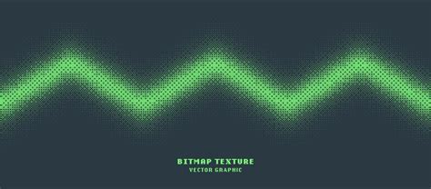 Premium Vector Dither Pattern Bitmap Texture Zigzag Line Horizontal Border Vector Abstract