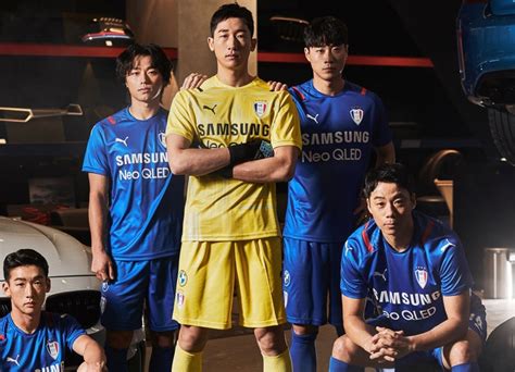 Suwon Samsung Bluewings 2021 Puma Home Kit Football Shirt Culture