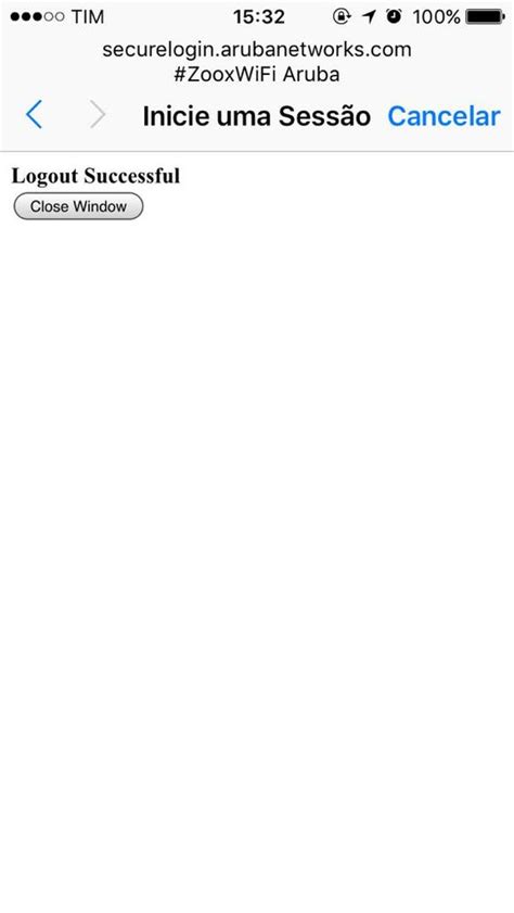 captive portal logout url with redirect wireless access