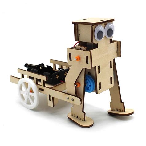 Mua Đồ Chơi Stem Tự Làm Diy Mô Hình Robot Kéo Xe Tự ĐộngĐồ Chơi Khoa