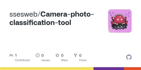 Github Sseswebcamera Photo Classification Tool