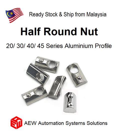Half Round Nut Half Round Elasticity Spring Nut For 20304045 Series