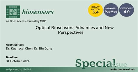 Biosensors Special Issue Optical Biosensors Advances And New