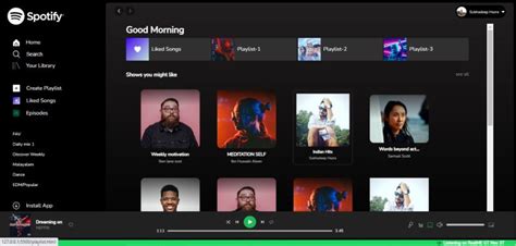 Subhadeep Hazra On Linkedin Spotifywebclone Html Css Webdesign