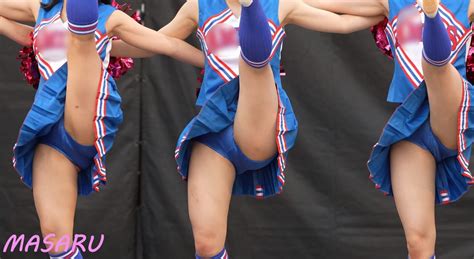 名門お嬢様大学チアのアンスコからはみ出る生パンツ Masaru