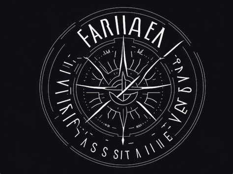 Premium Ai Image Compass Background