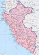 秘鲁旅游地图中文版 秘鲁地图高清版大图 秘鲁地图中文版全图 地理教师网