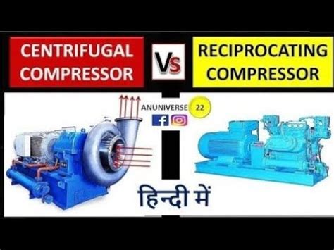 Difference between Reciprocating Compressor and Centrifugal Compressor - YouTube