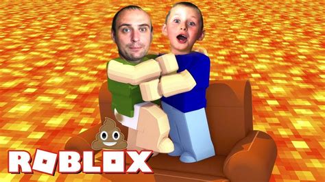 ПОЛ это ЛАВА Выживание в игре ROBLOX лава игра для детей в Роблокс ...