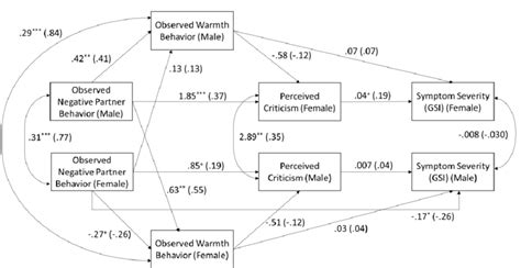 Final Structural Equation Model Standardized Coefficients Are