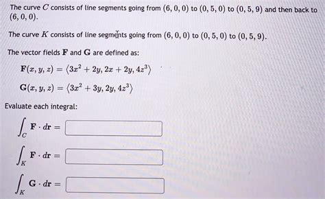 solved the curve c consists of line segments going from