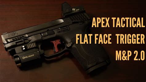 Apex Tactical Flat Face Trigger On Smith And Wesson Mandp 20 Youtube